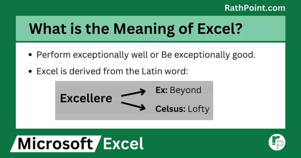 Excel Basics